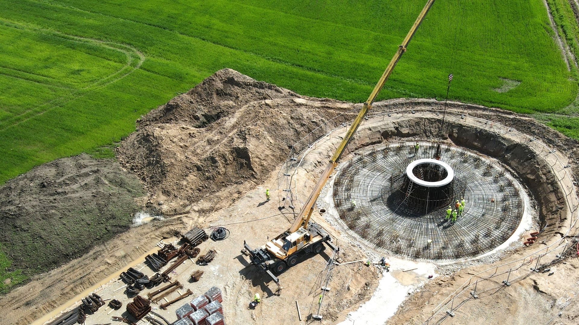 Wind farm foundations in Jonava II — Merko Group