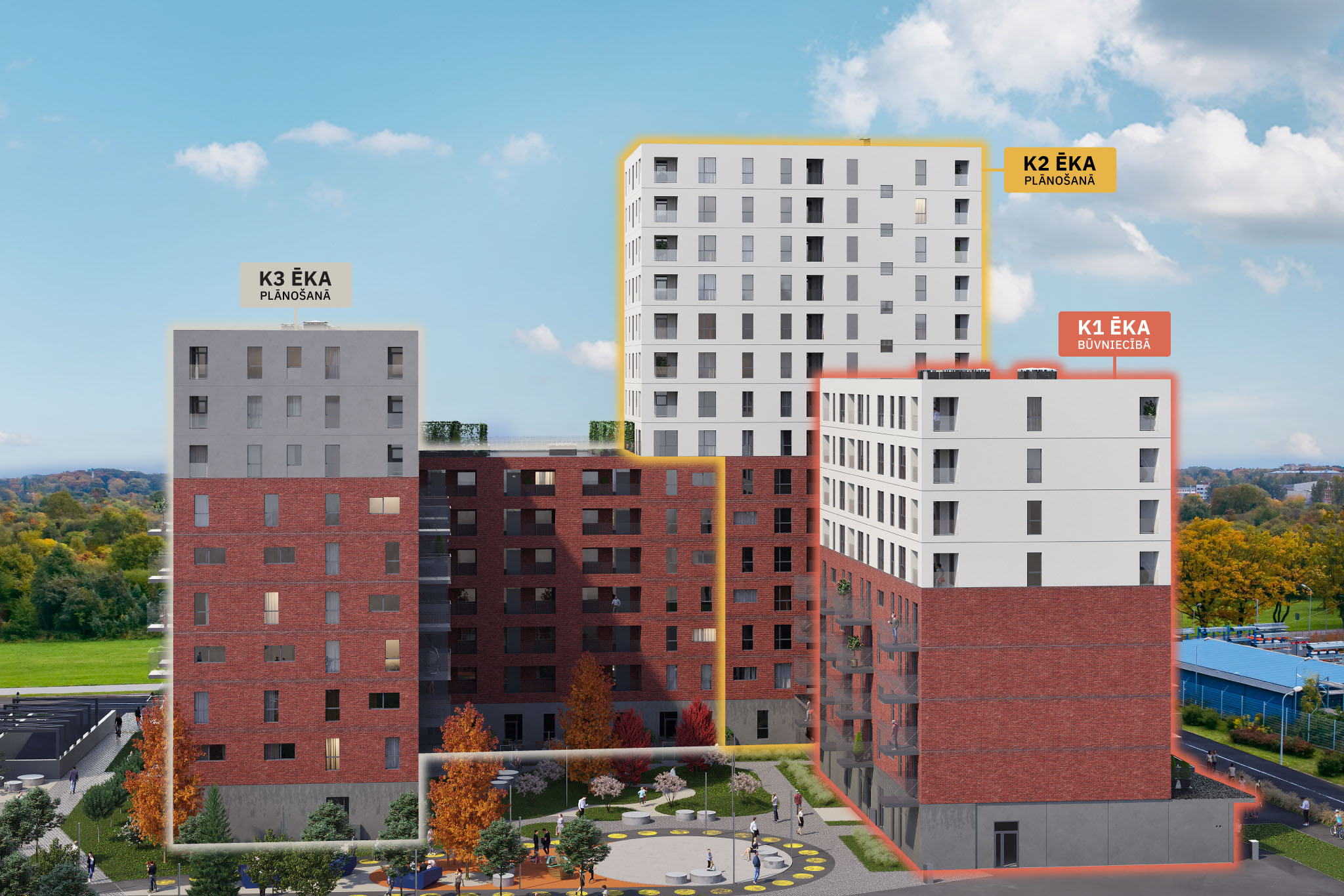 Lucavsala residential project, stage I — Merko Group